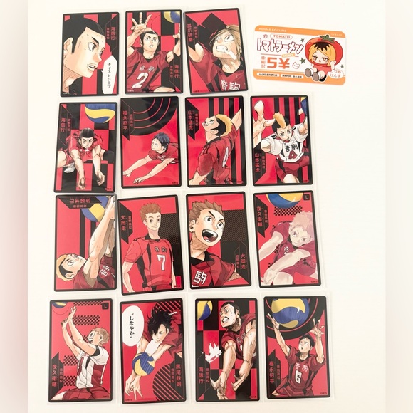 Accents | Haikyu Nekoma Official Collectible Cards Set Kuroo Tetsuro ...